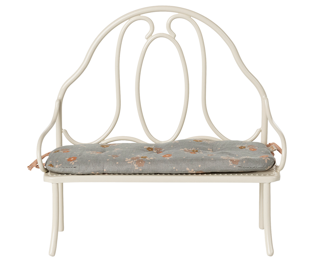 Maileg Miniature Mouse Vintage Bench – Off White | Make Believe Co.