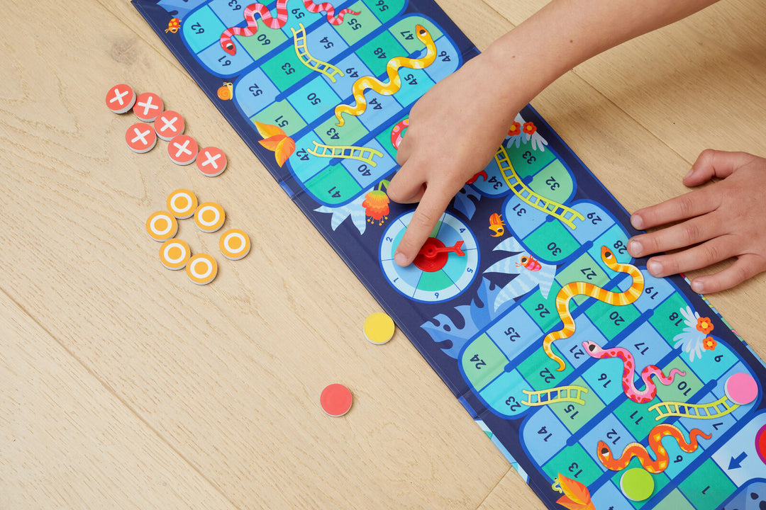 Tiger Tribe Magna Games – Snakes and Ladders & Tic-Tac-Toe – Make ...